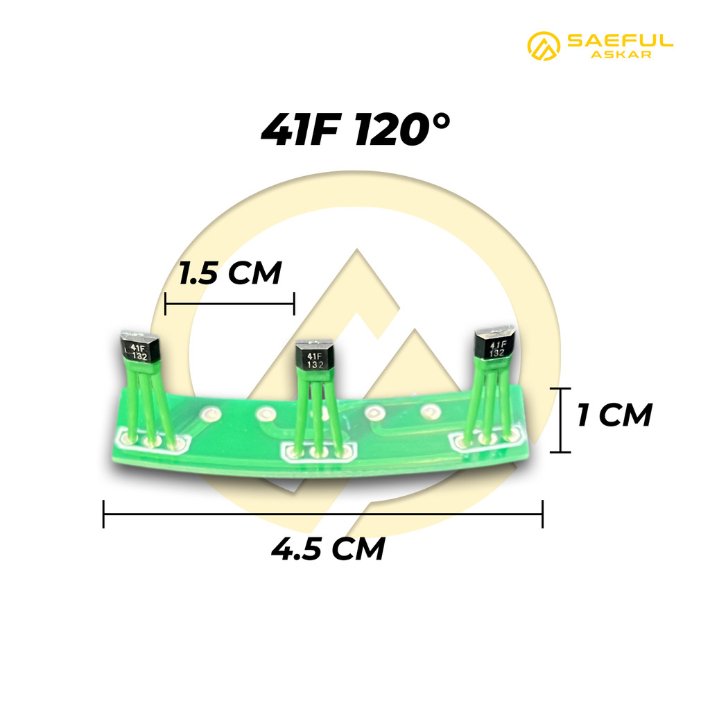 Jual Papan PCB Hall Sensor 41F 120° Magnet Motor E-Bike Sepeda Listrik ...
