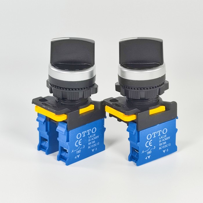 Jual SELECTOR SWITCH STAY PUT (SELF LOCKING) 2 ATAU 3 POSISI 22MM OTTO ...