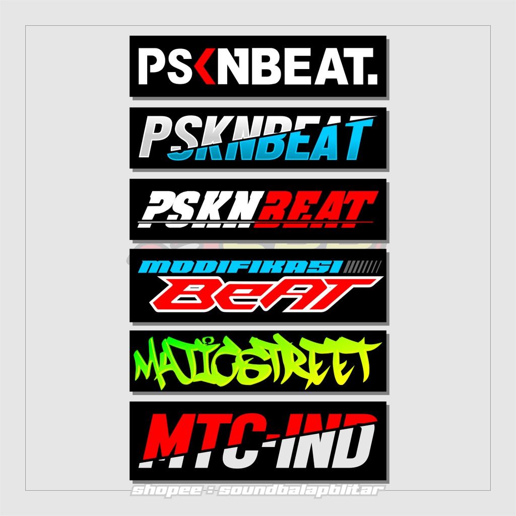 Jual Stiker Pasukan Beat Matic Indonesia Bijian Vynil Anti Air | Shopee ...