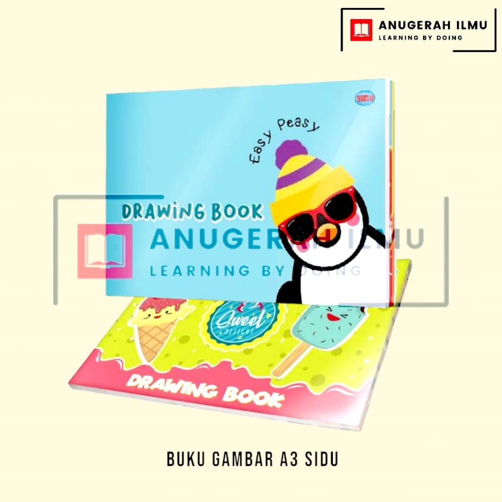 Jual Buku Gambar Besar Tebal Ukuran A3 Drawing Book / GUDANG BUKU MURAH ...