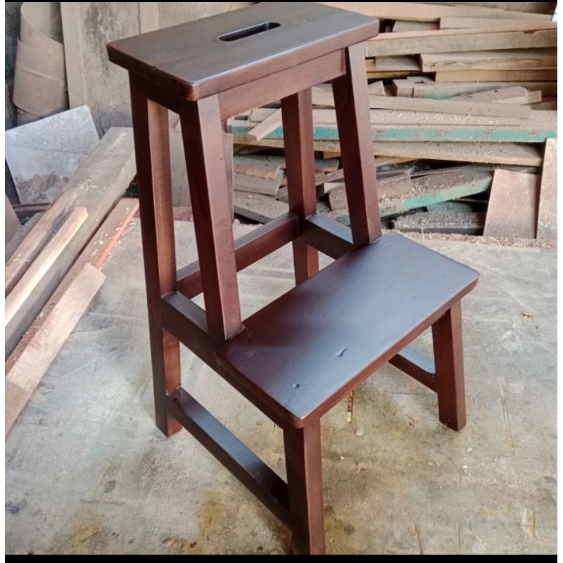Jual kursi tangga kayu multifungsi | Shopee Indonesia
