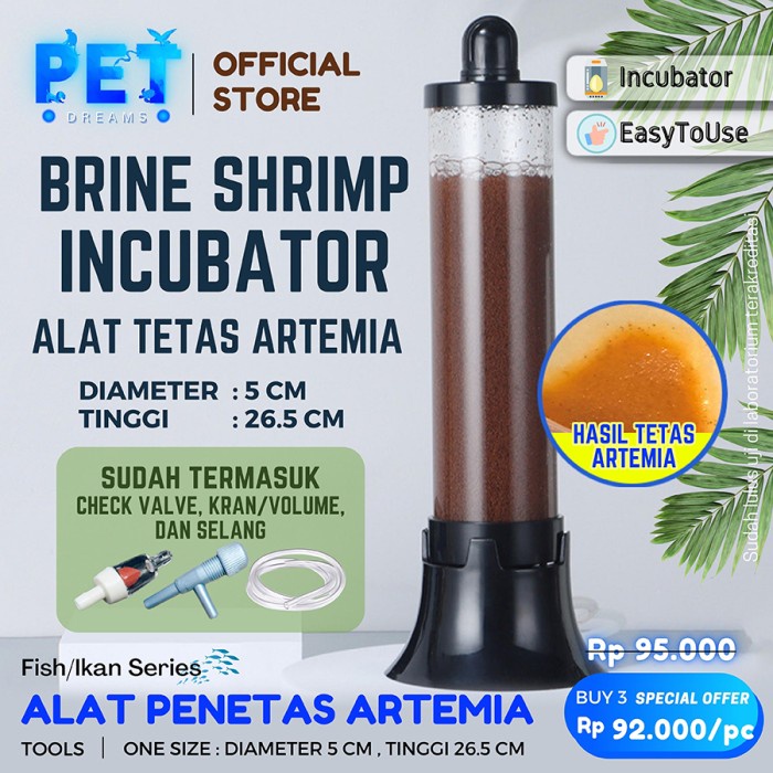 Jual ALAT TETAS ARTEMIA / BRINE SHRIMP INCUBATOR HATCHER / KULTUR ...