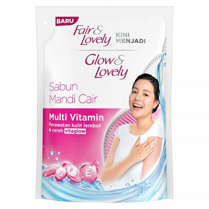 Jual GLOW AND LOVELY SABUN MANDI CAIR 250 ML | Shopee Indonesia