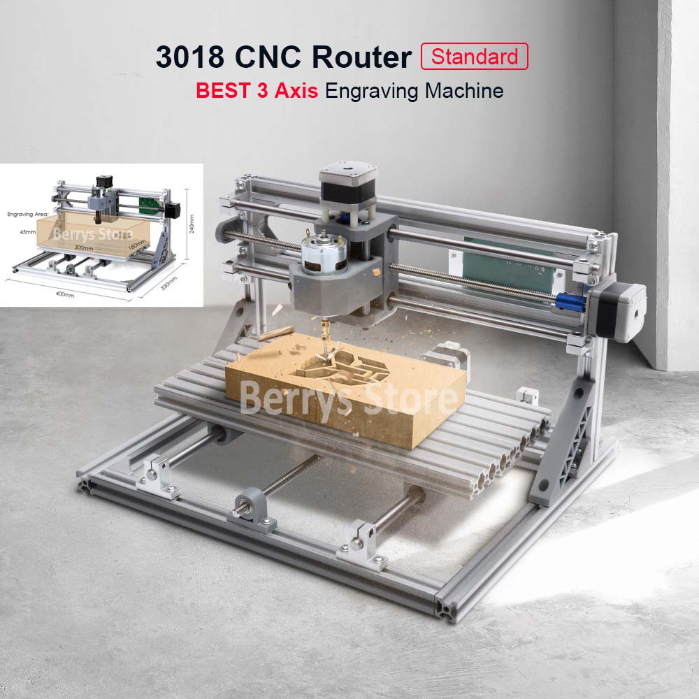 Jual [2 in 1] MESIN CNC LASER 5500MW + ROUTER CUTTING GRAFIR KAYU AKRILIK 3018 | Shopee Indonesia