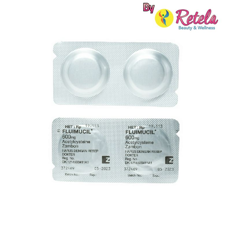 Jual FLUIMUCIL 600 MG 1 BLISTER 2 TABLET EFFERVESCENT | Shopee Indonesia