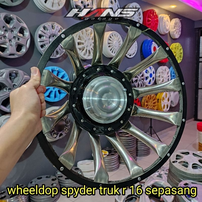 Jual sepasang (2pcs) wheeldop truk spyder ring 16 buat truk dyna dutro ...