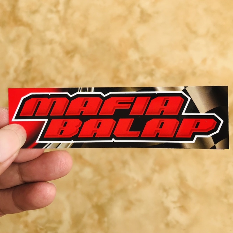 Jual Stiker Mafia Balap Stiker Racing Motor Herex Vynil Anti Air Bijian ...