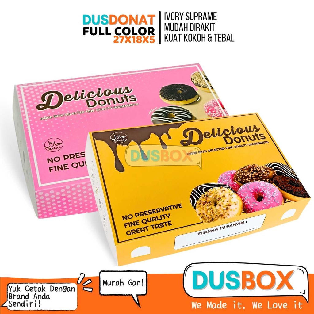 Jual Box Donat, Dus donat, Kotak Donat, Kemasan Donat, Tempat donat ...