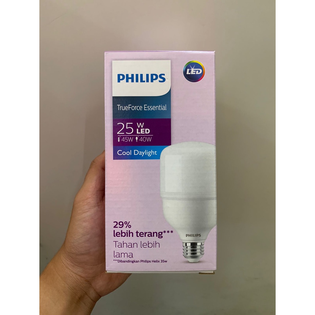 Jual Philips T Force 25 watt TrueForce Essential LED PUTIH | Shopee Indonesia