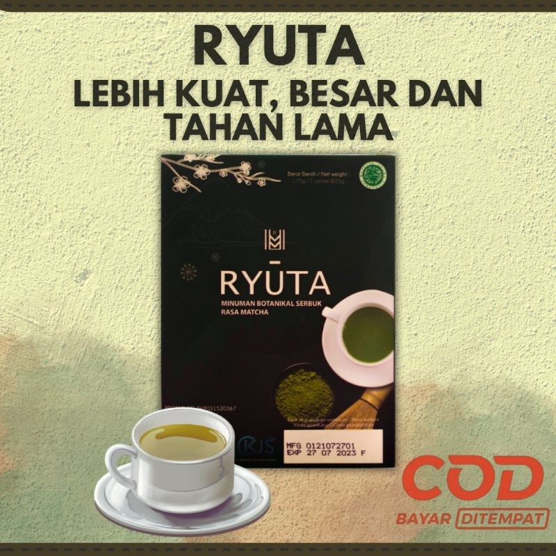 Jual (COD) Obat Kuat Pria Tahan Lama Original BPOM RYUTA Teh Kesehatan Khusus Pria Dewasa ...