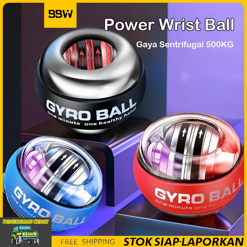 Jual Power Wrist Ball Alat Latihan Tangan Wrist Ball Gyro Spinner ...