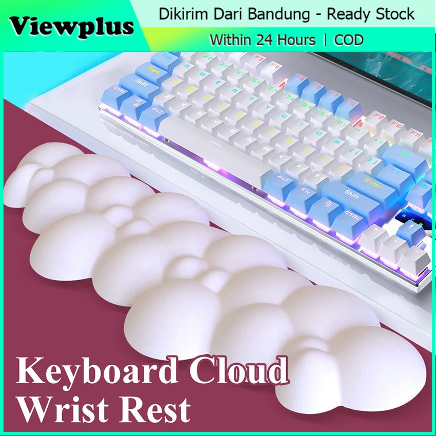 Jual Wrist Pad Keyboard/Mouse Cloud Anti Slip Typing Pelindung ...