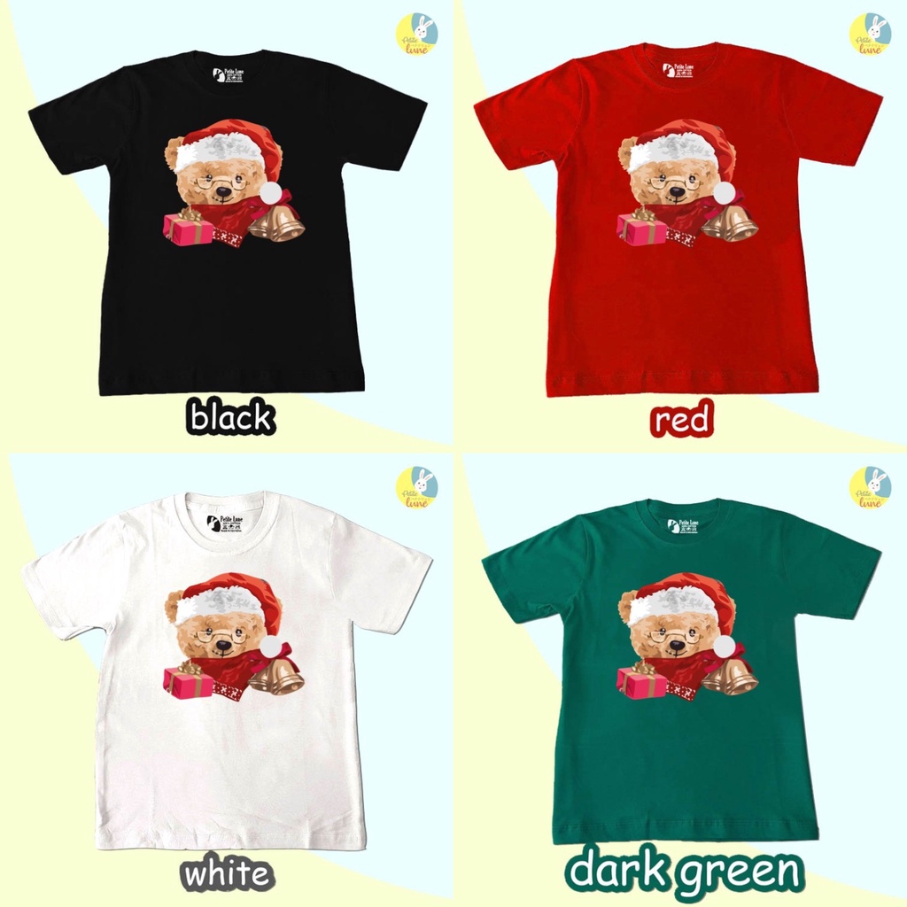 Jual Baju Anak NATAL CHRISTMAS TEDDY-D KEPALA LONCENG Beruang Gambar ...
