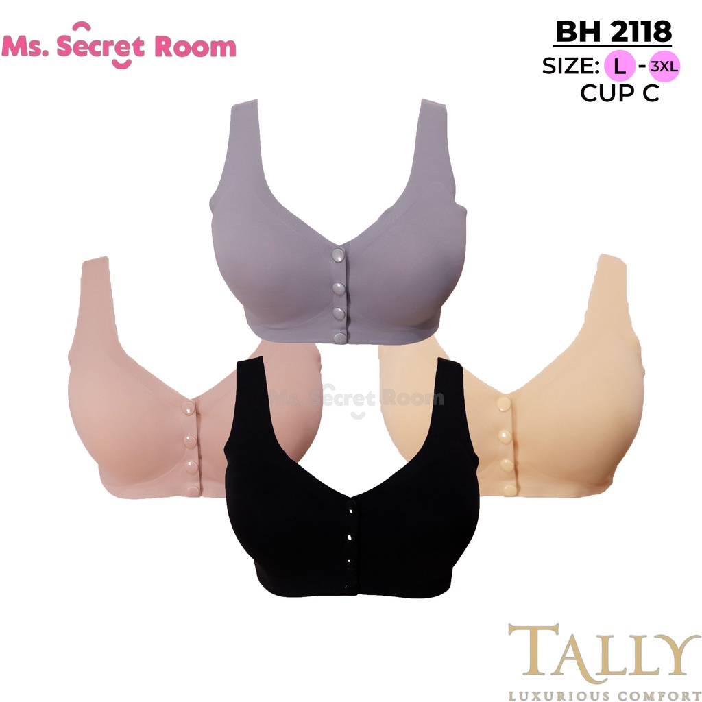 Jual TALLY BRA 2118 BH KANCING DEPAN | TANPA KAWAT | CUP C | BUSA ...