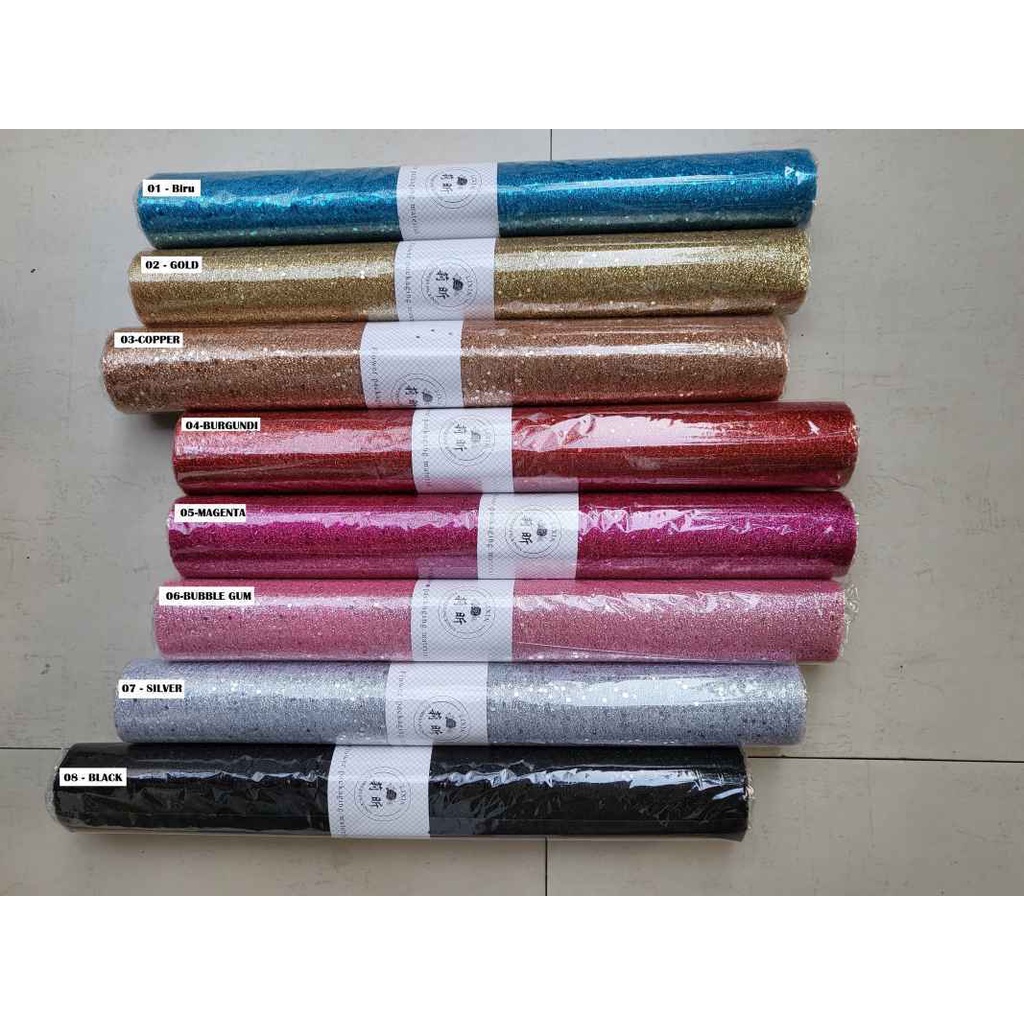 Jual Kertas Bungkus Bunga Jaring Laba-laba Korea Buket Bunga Warna Blink | Shopee Indonesia