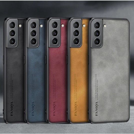 Jual SAMSUNG GALAXY S21 FE 5G FANOYA PREMIUM NAPPA LEATHER SOFT CASE ...
