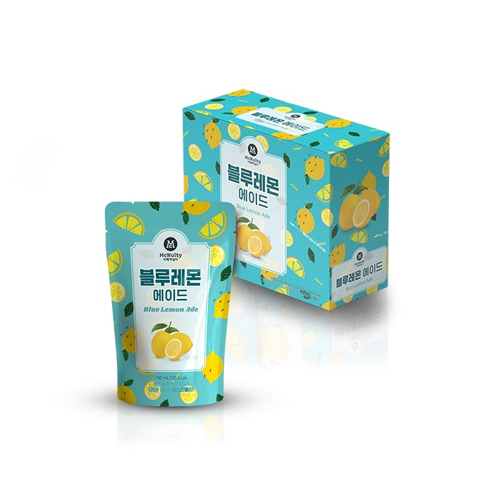 Jual McNulty Blue Lemon Ade 1 Box (190ml x 10 Pouch) | Shopee Indonesia