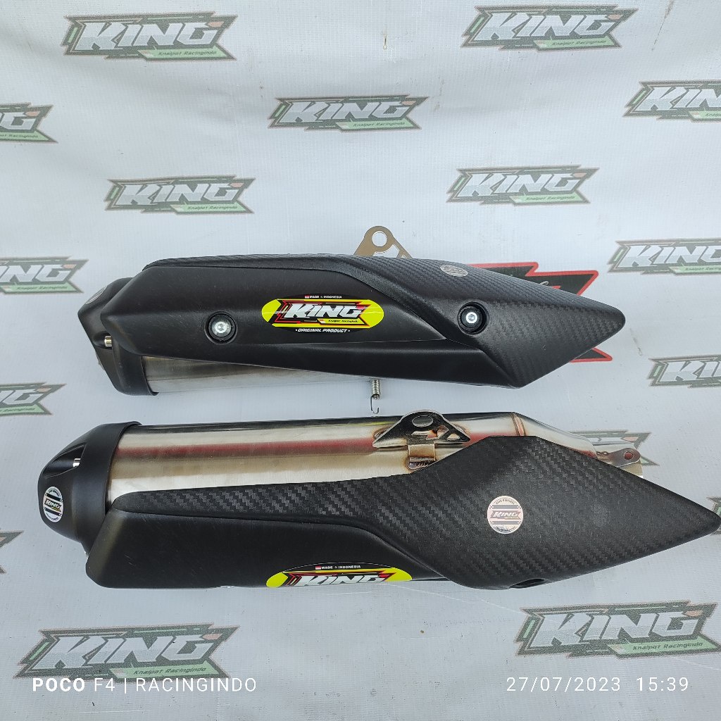 Jual knalpot king original model rob1 k-race dsm inlet 38 & 50 suara ...