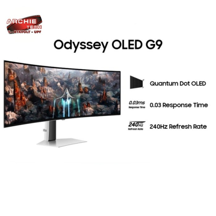 Jual Samsung Odyssey OLED G9 49" G93SC Dual QHD 240Hz Curved Gaming ...