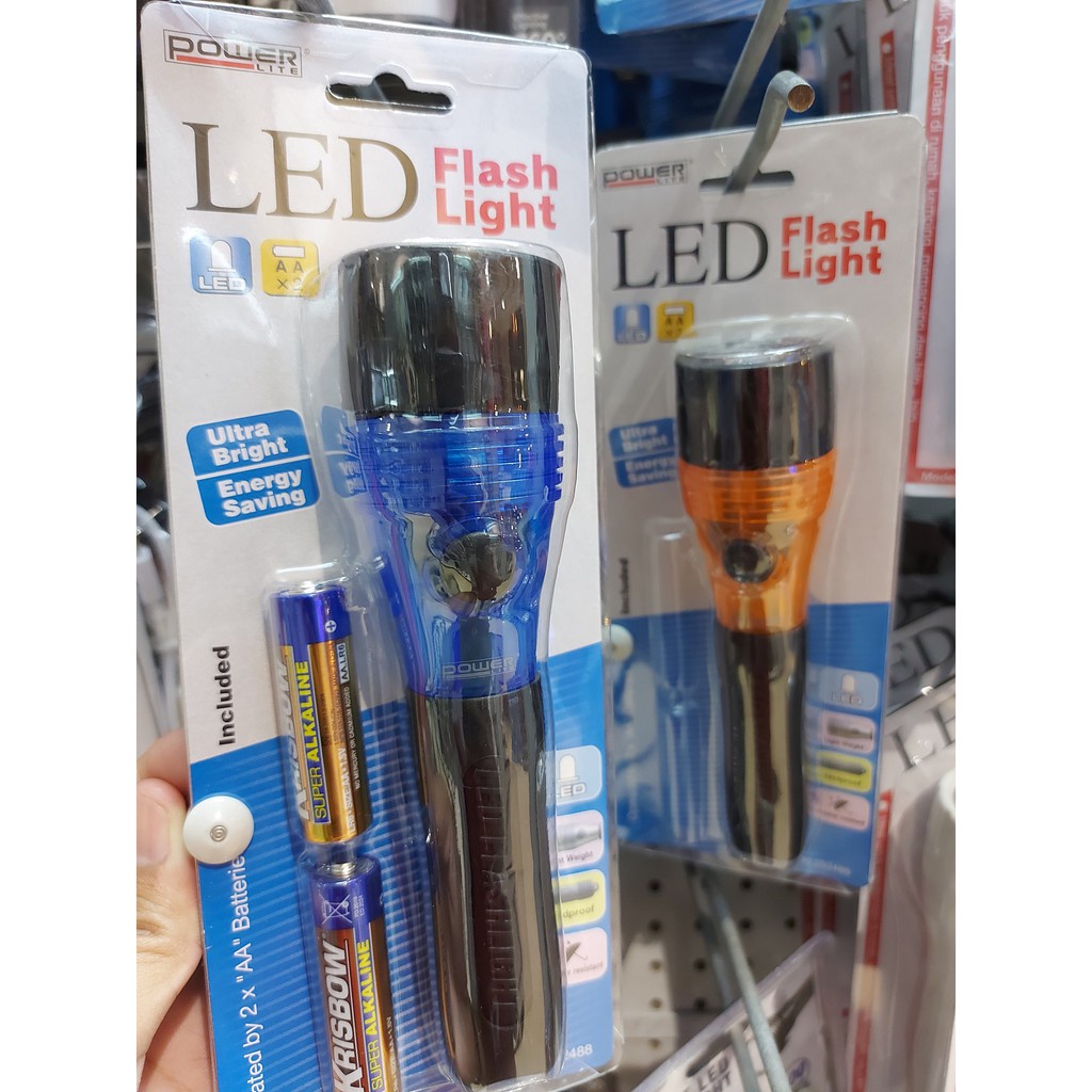Jual LAMPU SENTER LED / LAMPU SOROT DENGAN BATRAI AA / KRISBOW ...