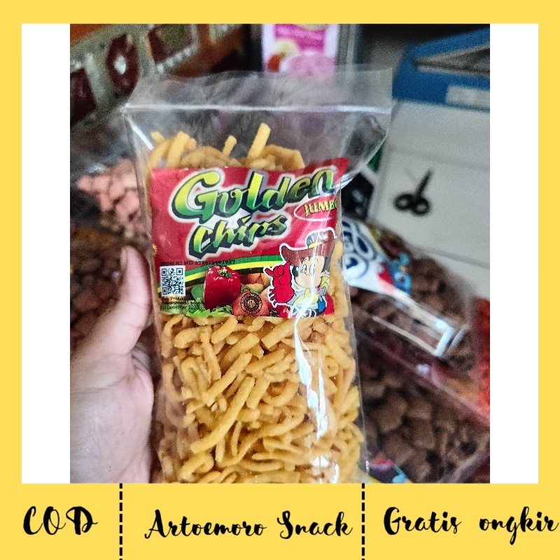 Jual AS Golden Chips / Potato Chips stik kentang jajan Jadul Jaman SD ...