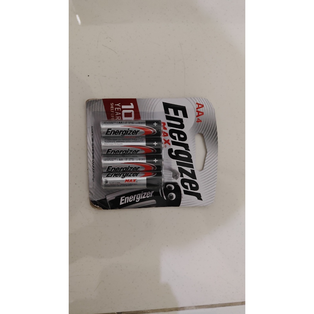 Jual Baterai Energizer AA isi 4 Battery Energizer Max Bp4 Batere Energizer AA isi 4 - TH ...
