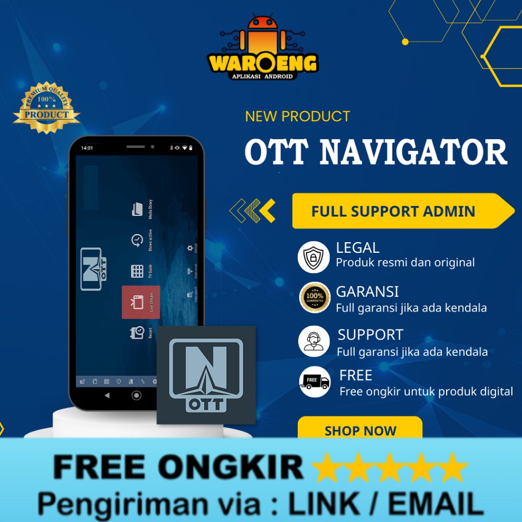 Jual OTT NAVIGATOR Premium No Trial Full Version Lifetime Bergaransi ...