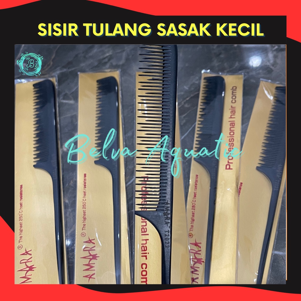 Jual AMARA SISIR TULANG SASAK KECIL DAN BESAR SISIR SASAK TULANG AMARA SISIR SALON ELOV SIISR ...
