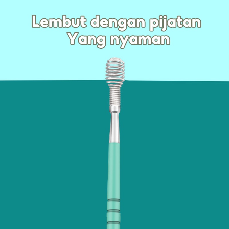 Jual YooWoo korek kuping 6pcs set/ Pembersih telinga / ear wax picker ...