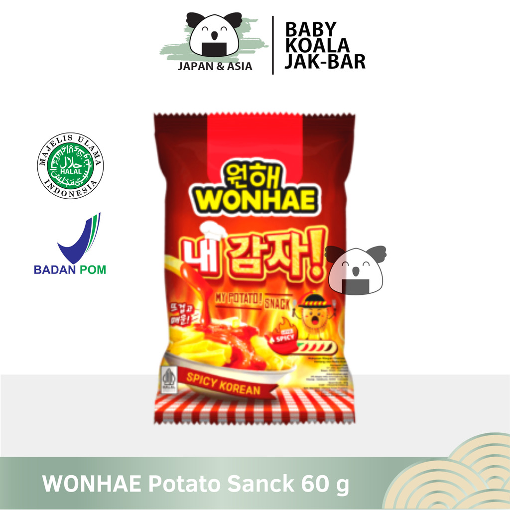 Jual WONHAE Potato Snack 60 g Halal I Spicy Korean - BKJ | Shopee Indonesia