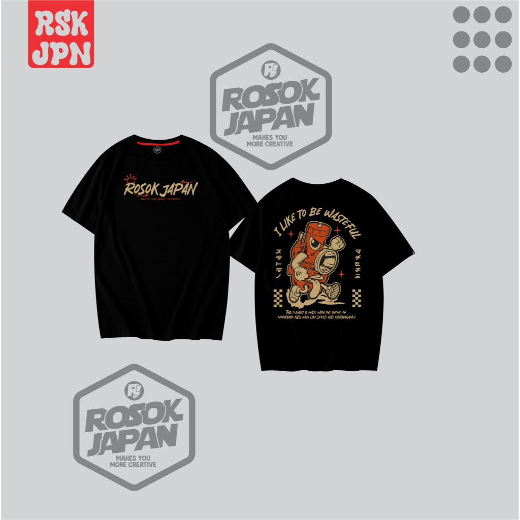 Jual ROSOK JAPAN KAOS RSK JPN KARBURATOR FREE SETIKER | Shopee Indonesia