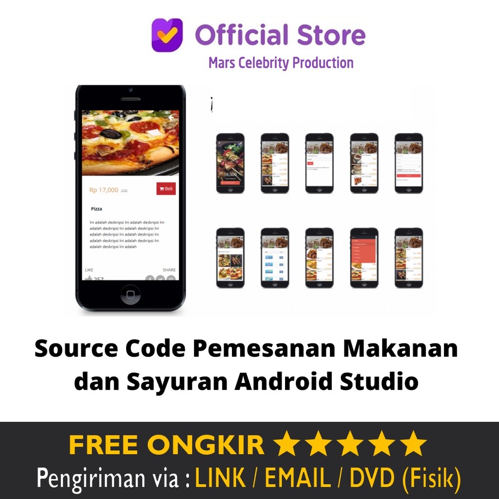 Jual Software Source Code SC Pemesanan Makanan dan Sayuran Android ...