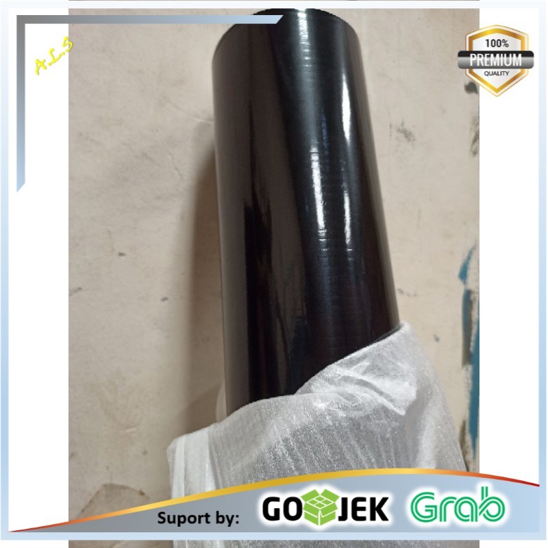 Jual sticker hitam glossy/sticker mengkilap/skolet glossy/glossy ...