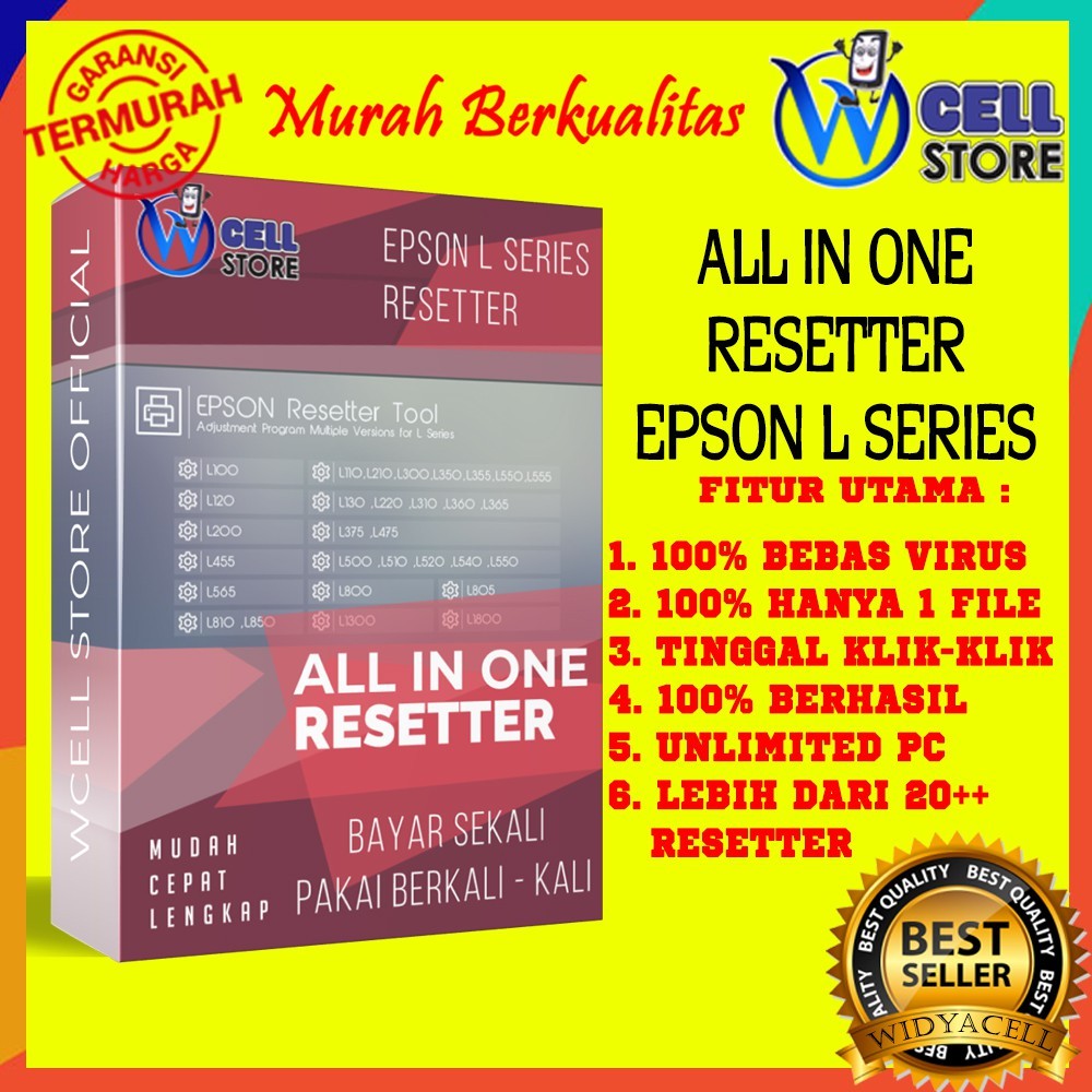 Jual SOFTWARE PROGRAM RESETTER EPSON L110, L120, L360, L365, L375, L455 ...