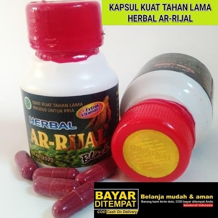 Jual obat herbal AR_ RIJAL HITAM / isi 10 kapsul arijal black SEGEL ...