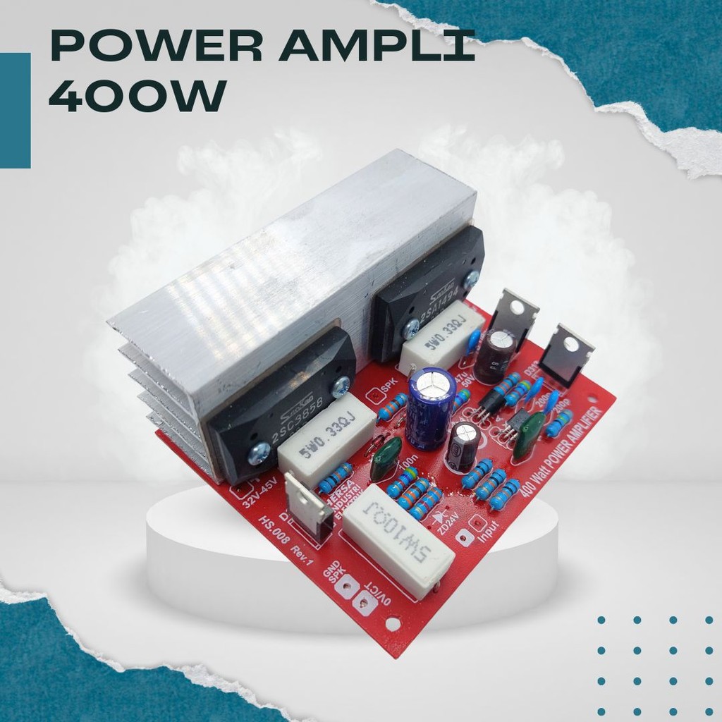 Jual Driver Amplifier Safari 400 Watt – Modul Amplifier dengan Final ...