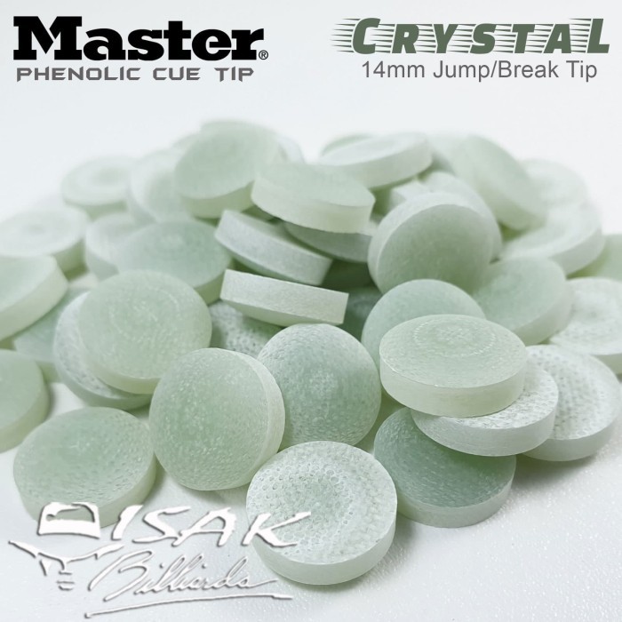 Jual Crystal White Phenolic Jump Break Tip - Cue Tips Loncat Billiard ...