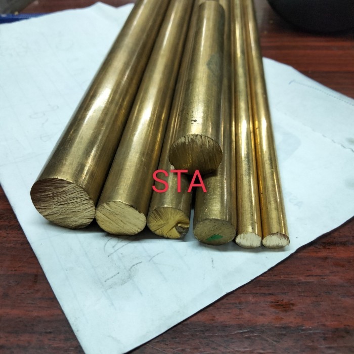 Jual as Kuningan bulat batangan diameter 6mm x 25cm | Shopee Indonesia