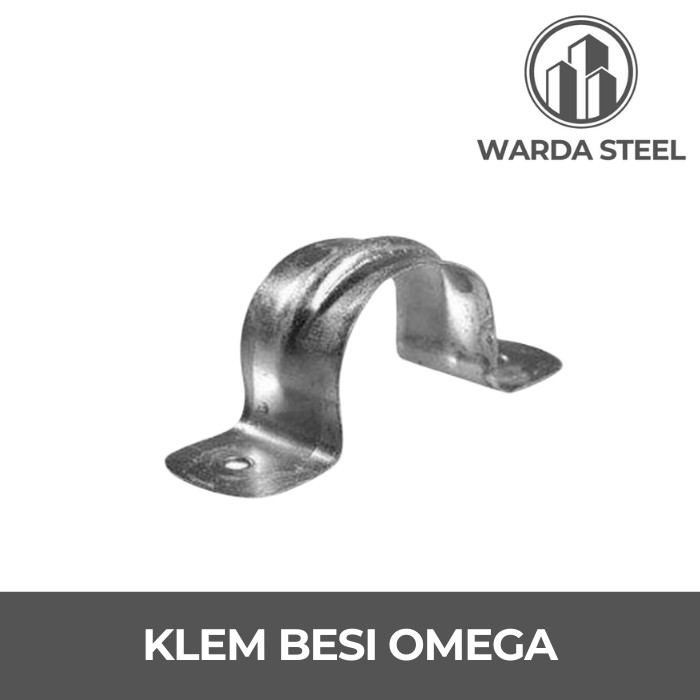 Jual Klem Pipa Besi 2" Dengan Paku Beton / Tanpa Paku - Pipe Omega ...