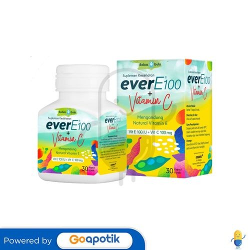 Jual Ever E 100 + Vitamin C Botol 30 Kapsul | Shopee Indonesia