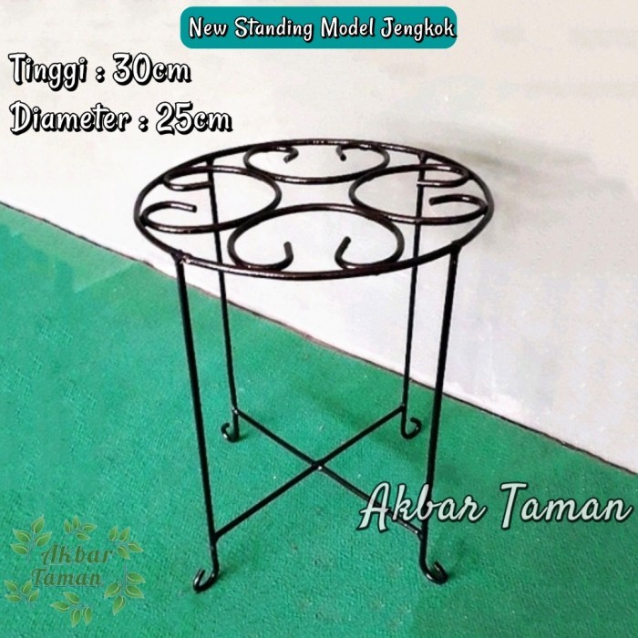 Jual Standing Rak Pot Tanaman Bunga Besi Model Jengkok Cantik Tinggi ...