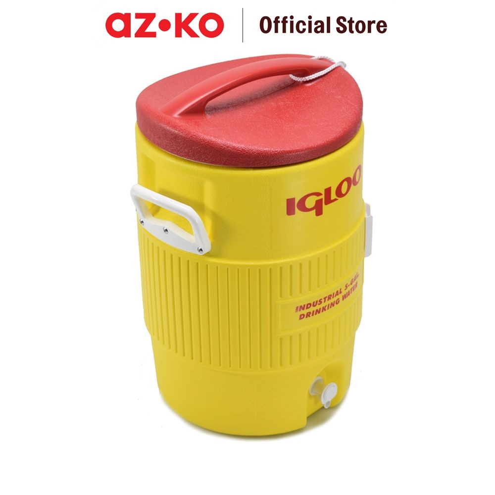 Jual AZKO Igloo 18 ltr Dispenser Minuman Industrial Cooler - Kuning ...
