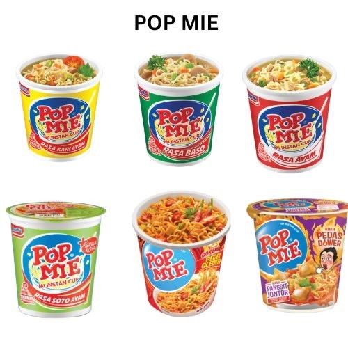 Jual Pop Mie Semua Varian - Ayam / Baso / Soto / Kari / Goreng Spesial ...