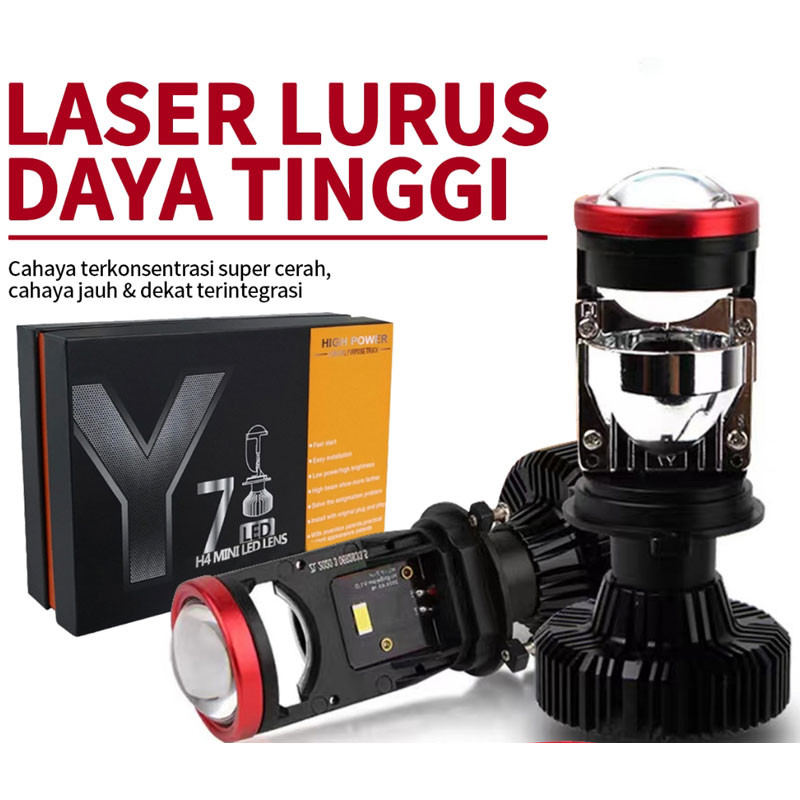Jual 【COD】2PCS Y7D Lampu Led Mobil Dan Motor H4 /Biled/ Mini Y7D Y8D Y19 Y22 Super Bright 130 ...