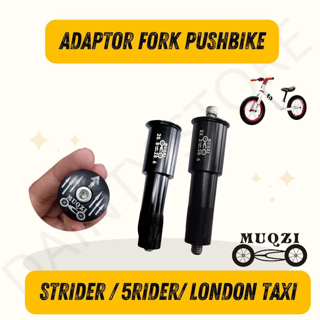 Jual MUQZI Adaptor Stem Stang Pushbike Balance Bike Fork Adapter 20.8mm 22.2mm To 28.6mm Sepeda ...