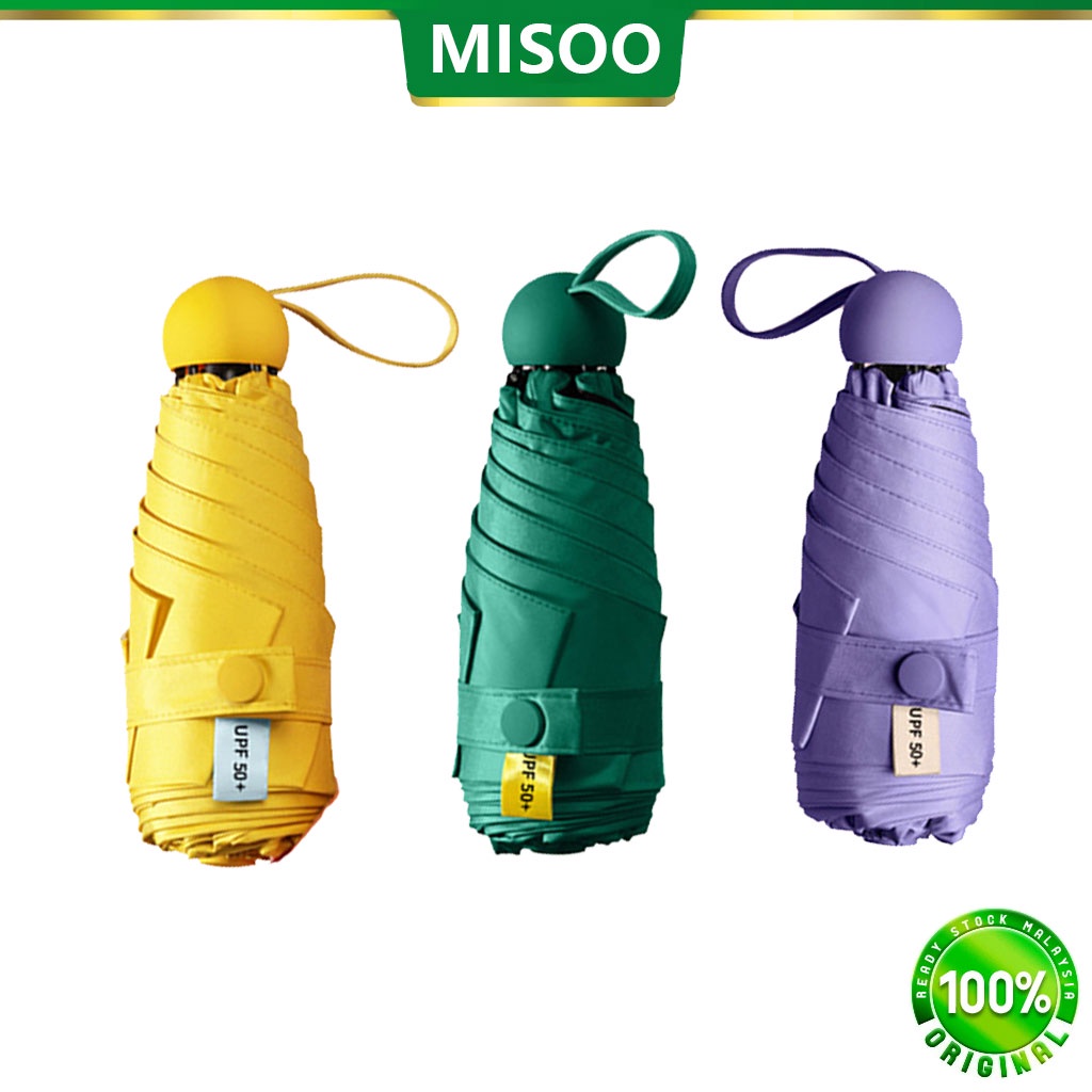 Jual Payung Lipat Otomatis Payung Mini Kapsul Anti UV 50+++ Cute ...