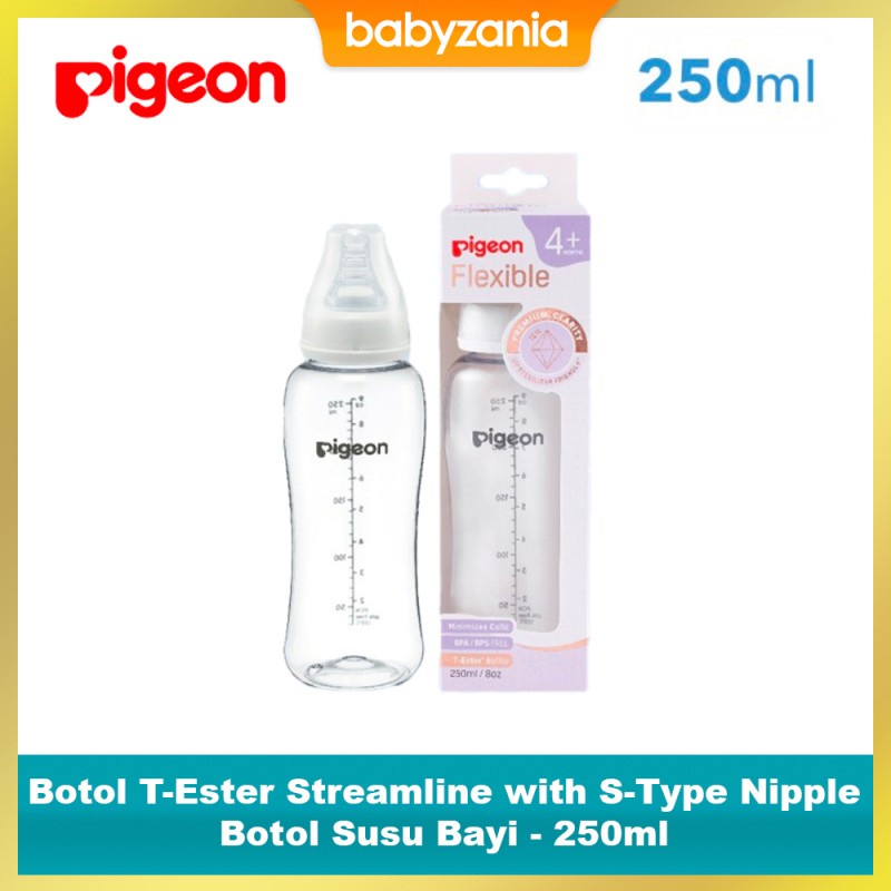 Jual Pigeon Botol T-Ester Streamline Botol Susu Bayi - 250 ml | Shopee Indonesia
