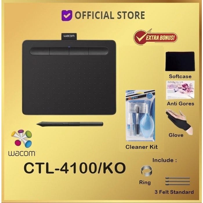 Jual New Wacom Intuos CTL4100 CTL-4100/K0-CX CTL4100K0 CX CTL4100K0CX ...