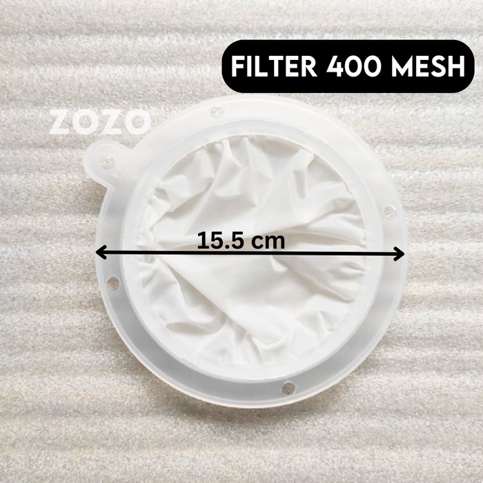Jual ZOZO Saringan Corong Stainless Steel Funnel Nilon Filter Susu Kopi ...