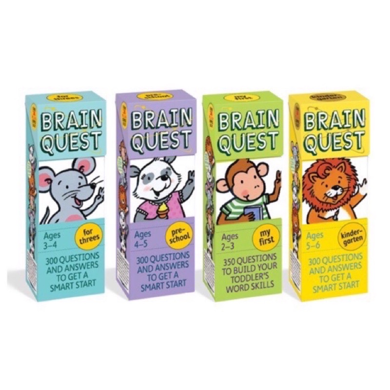 Jual Brain Quest Flashcard Box : Questions to Get A Smart Start ...